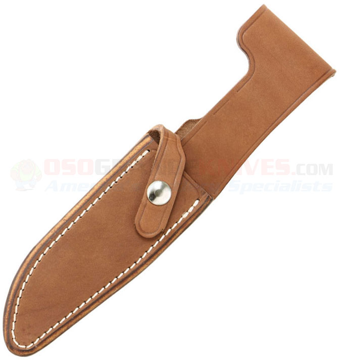 Blackjack Knives 125L Classic Model 125, Stacked Leather Handle ...
