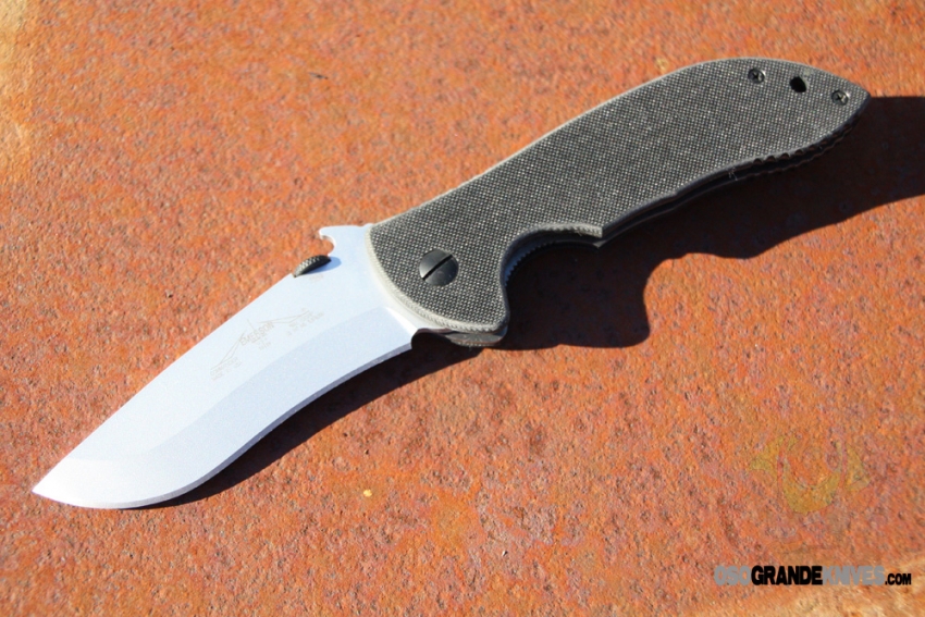 Emerson Commander SF Folding Knife (3.75 in. Stonewash Plain ...