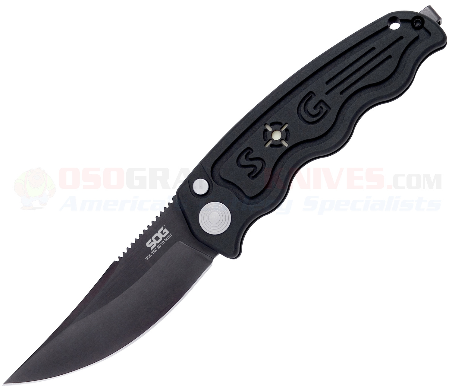 SOG SOG-TAC Mini Automatic, Black ST11 | OsoGrandeKnives