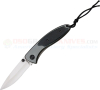 Benchmark Ceramic Linerlock Folder (2.75 Inch White Blade) Gray Smooth ...